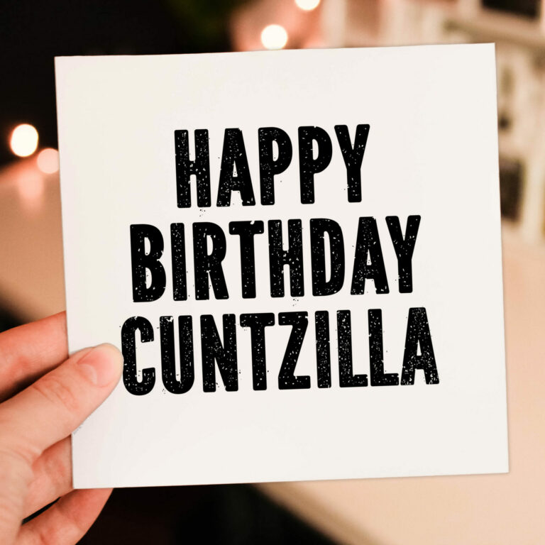 Funny, rude, offensive birthday card: Happy birthday you little bellend ...