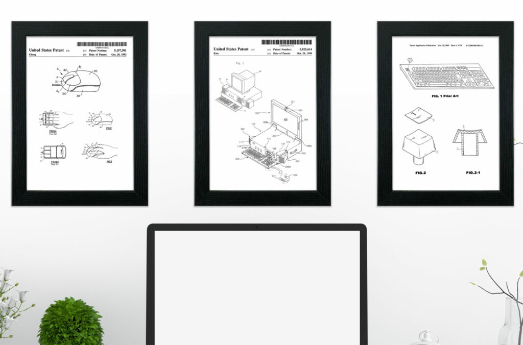 Patent drawing prints: Computers and computer technology – Prints With ...