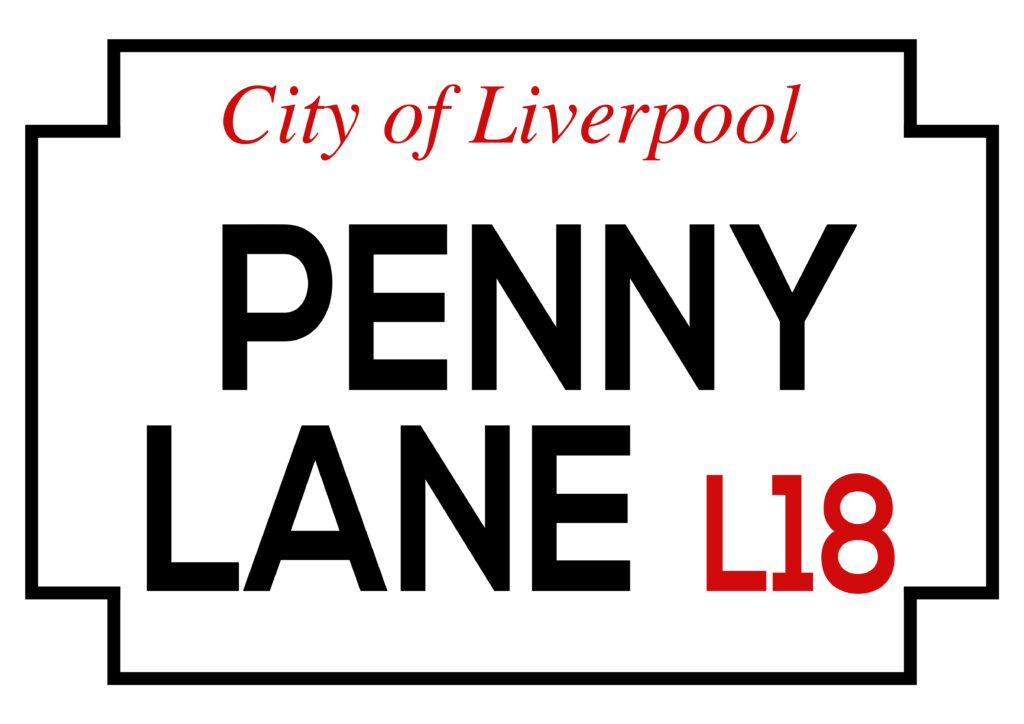 Personalised Liverpool street sign print – Prints With Personality